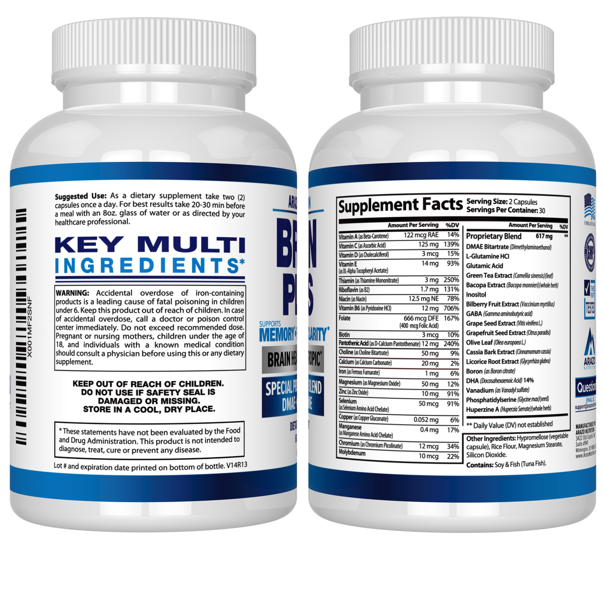 Brain Plus - Arazo Nutrition