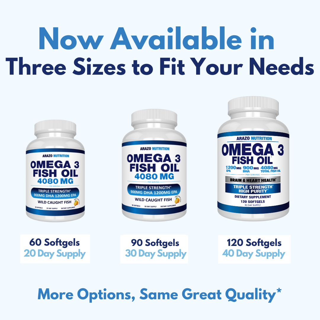 Omega 3 Fish Oil - Arazo Nutrition