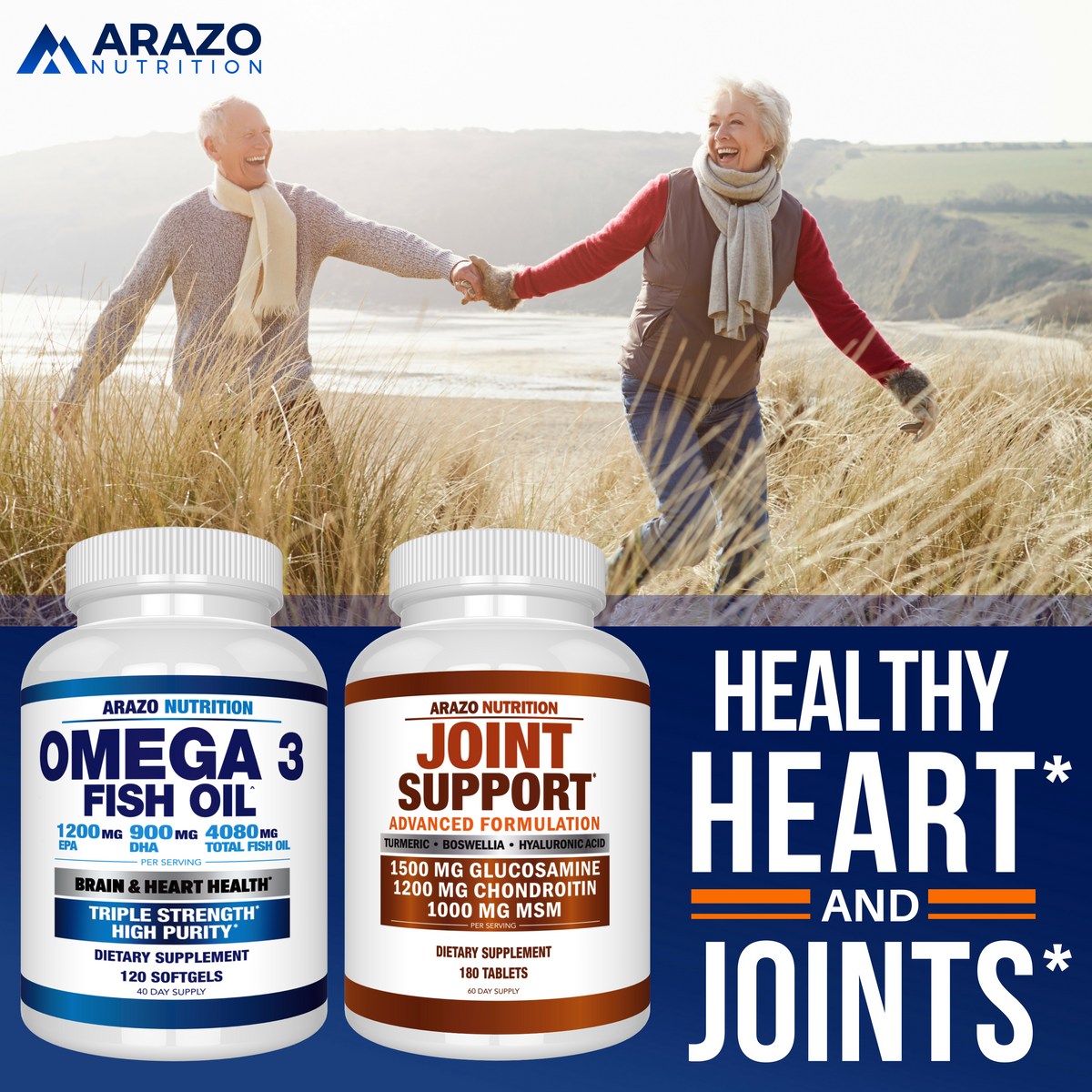 Omega 3 Fish Oil - Arazo Nutrition