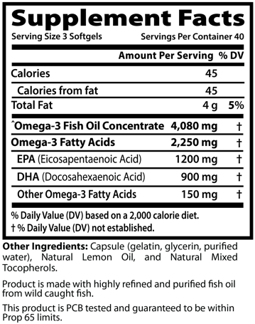 home products omega 3 fish oil