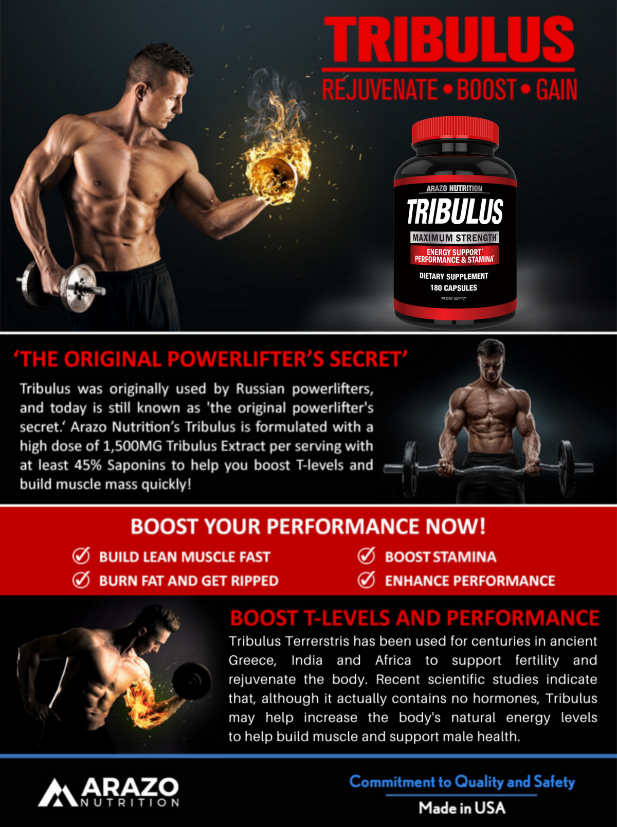Tribulus - Arazo Nutrition